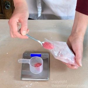 How Much Stain to Use in Colored Slip? – Making a Test Tile