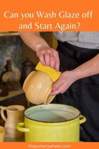 Can You Wash Glaze off Bisque Pottery?