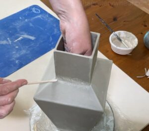 3 Clay Vase Ideas & Free Printable Slab Vase Templates