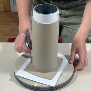 3 Clay Vase Ideas & Free Printable Slab Vase Templates