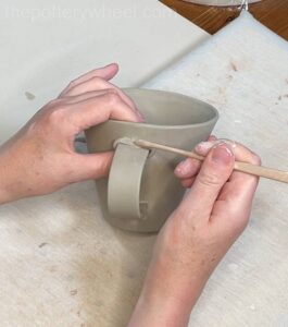 How to Make a Wide Rimmed Slab Mug By Hand