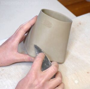 How to Make a Square Based Slab Mug By Hand
