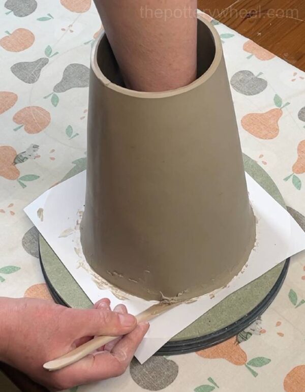 How to Make A Slab Pottery Flower Jug Vase