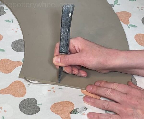 How to Make A Slab Pottery Flower Jug Vase