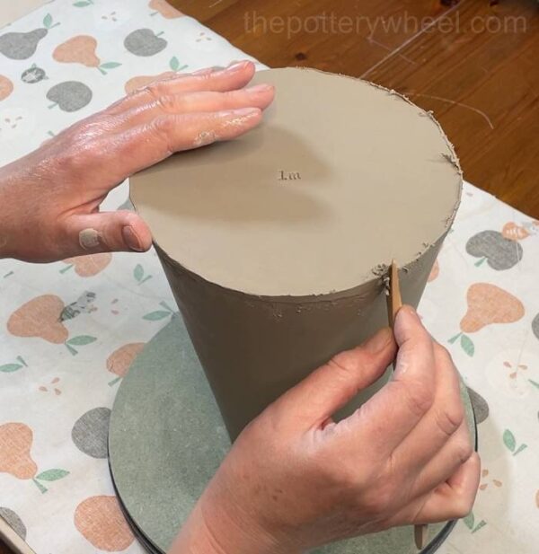 How to Make A Slab Pottery Flower Jug Vase