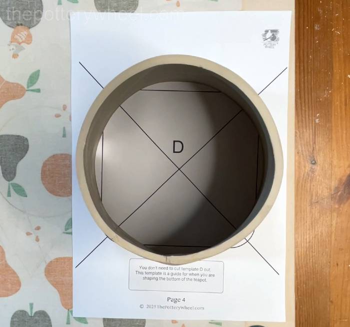 How To Make A Slab Pottery Square-Based Teapot